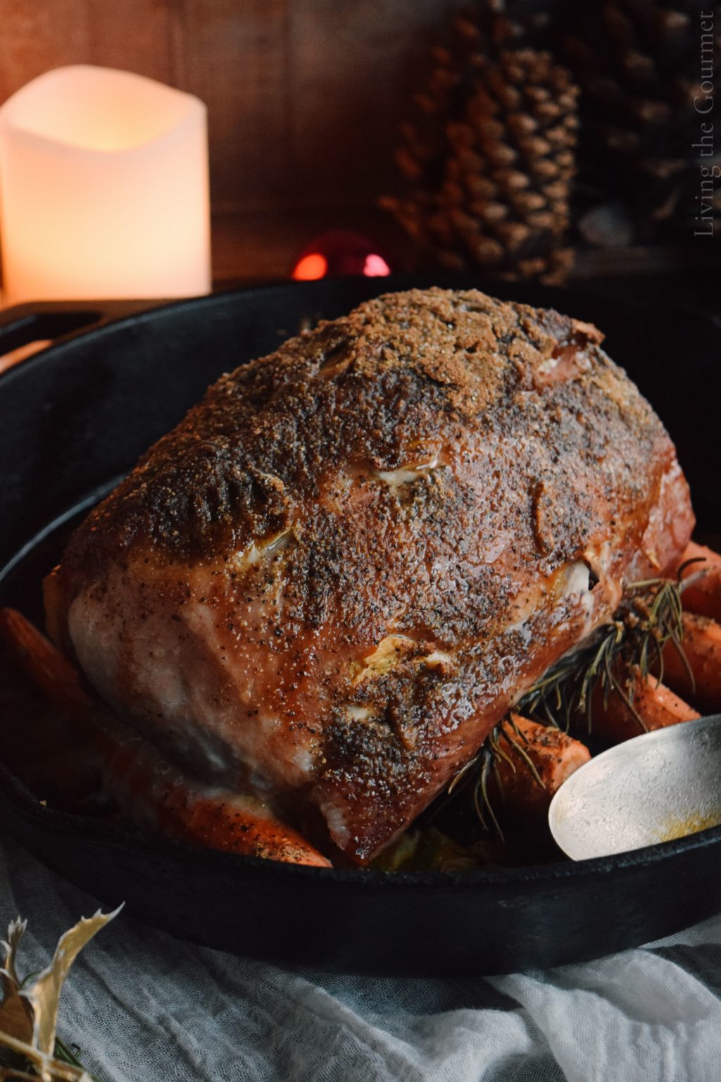Brown Sugar & Ginger Spiced Pork Roast - Living The Gourmet