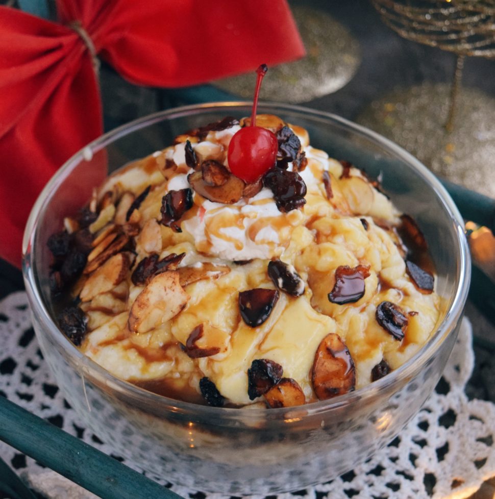 Vanilla Pudding with Rum Sauce - Living The Gourmet