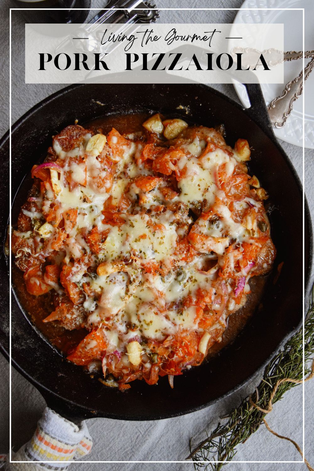 Pork Pizzaiola - Living The Gourmet