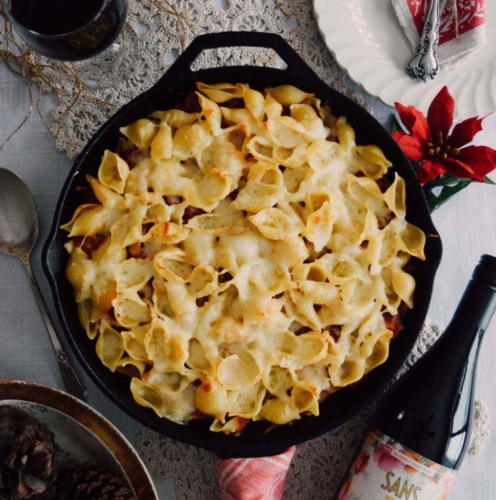 Christmas Eve Pasta Casserole - Living The Gourmet