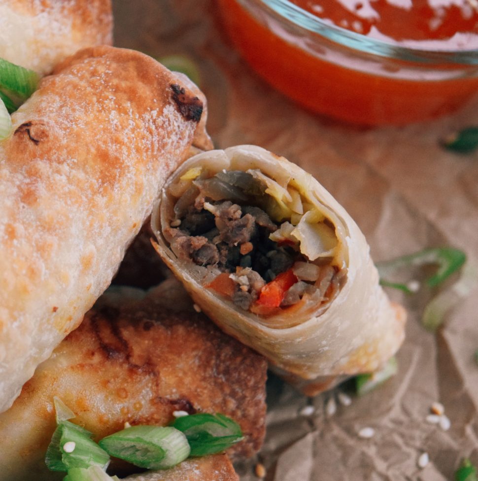 Bulgogi (Korean Beef) Eggrolls - Living The Gourmet