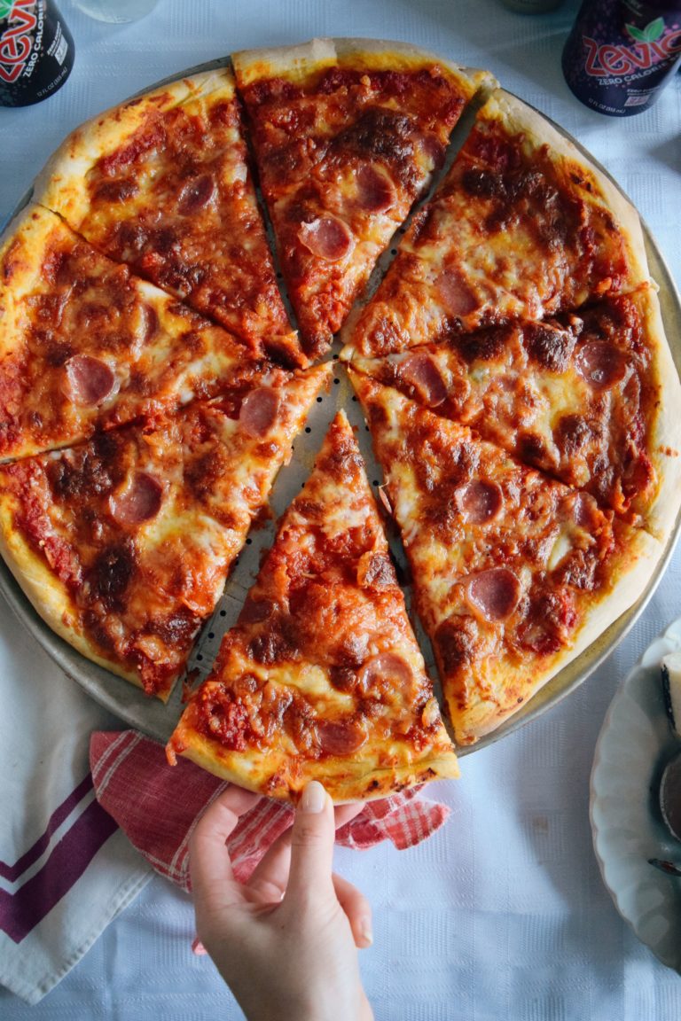 Best New York Style Pizza Recipe - Authentic and Easy - Living The Gourmet