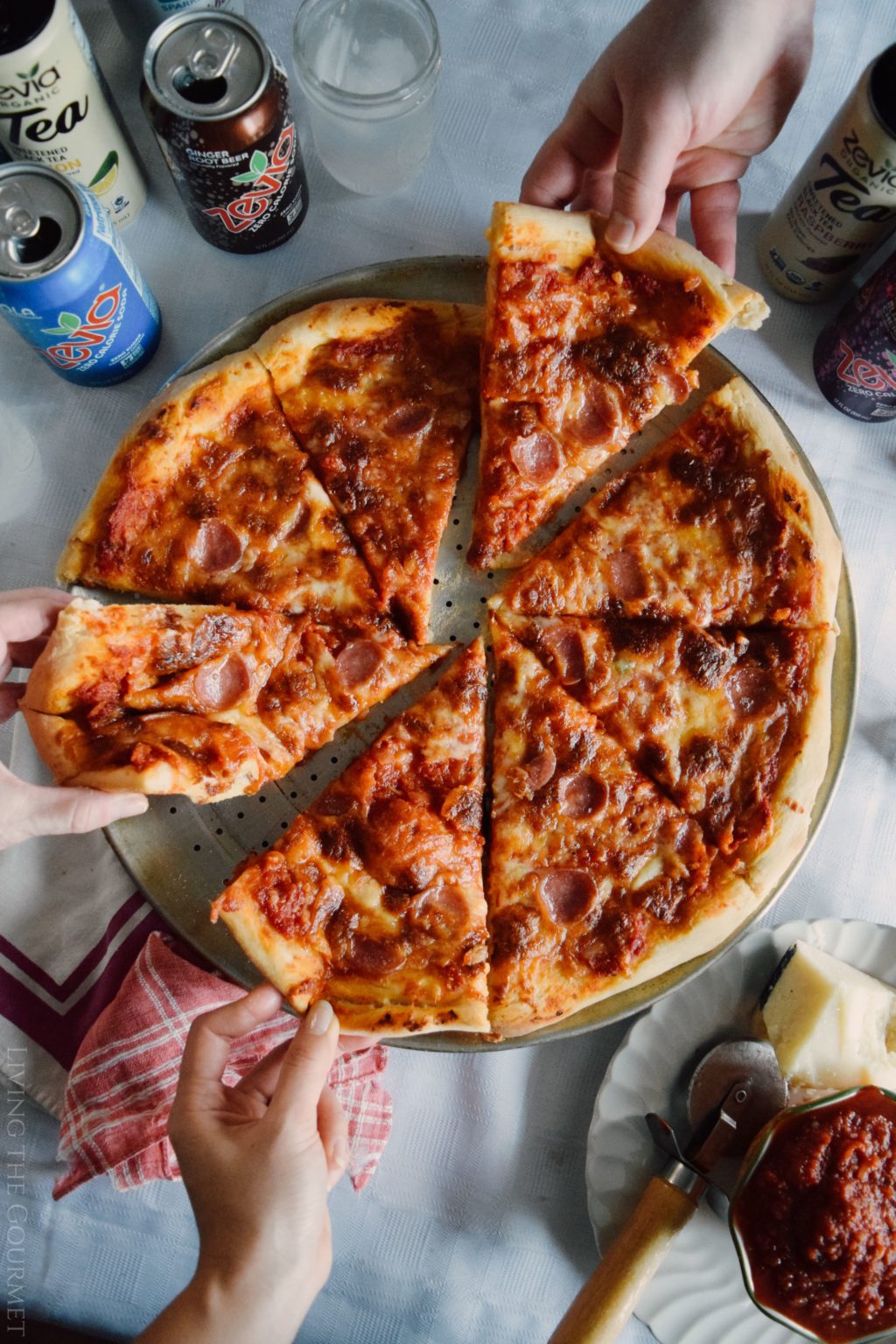 Best New York Style Pizza Recipe - Authentic and Easy - Living The Gourmet