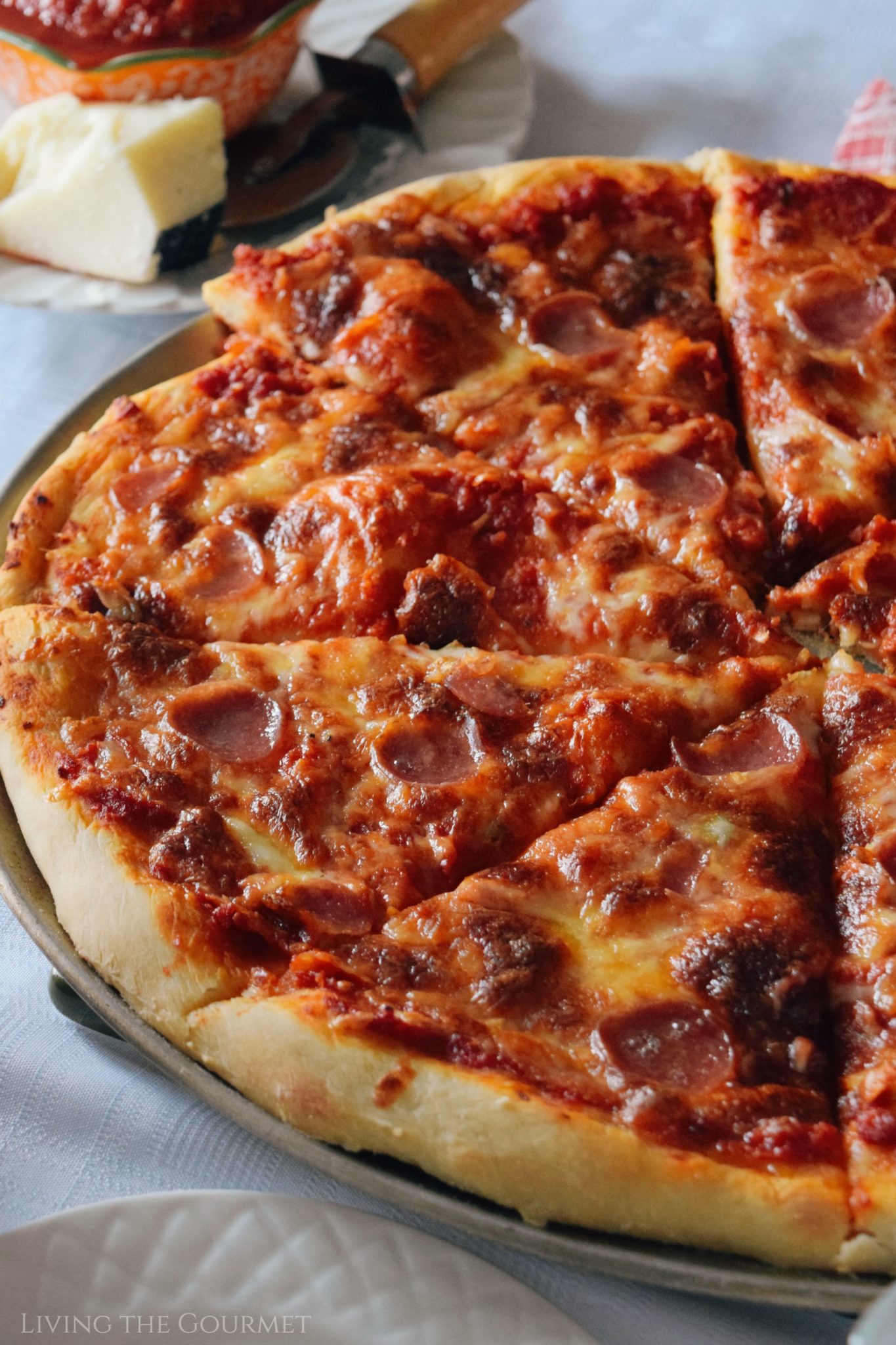 Best New York Style Pizza Recipe - Authentic and Easy - Living The Gourmet