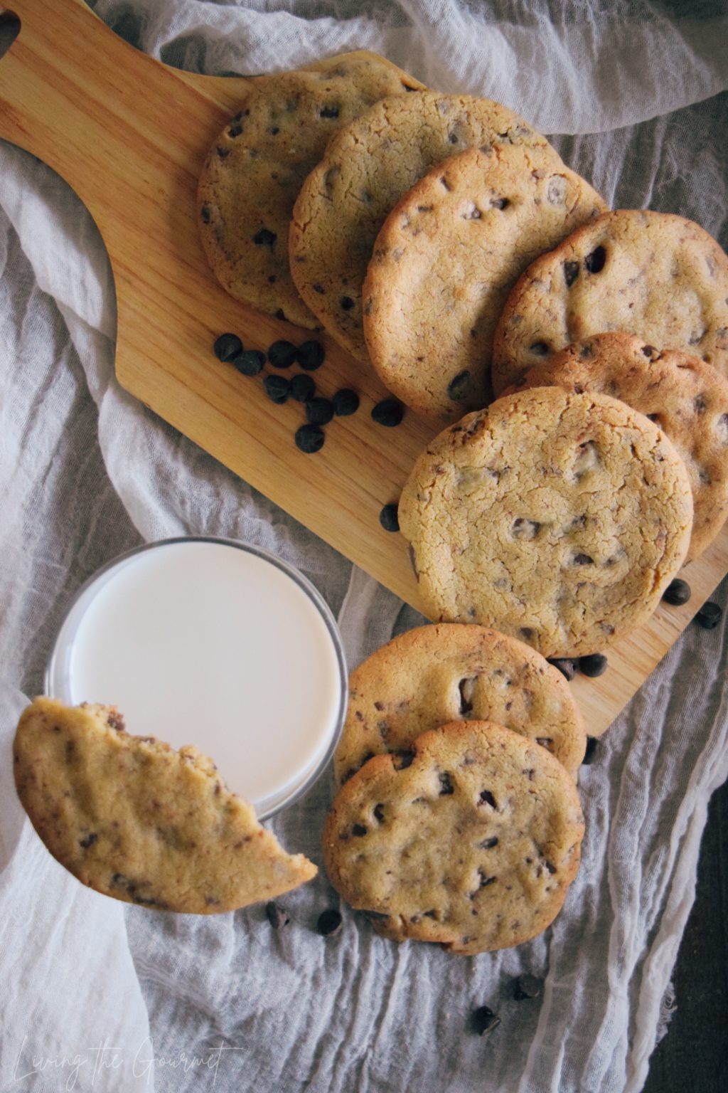 Layered Chocolate Chip Cookies - Living The Gourmet