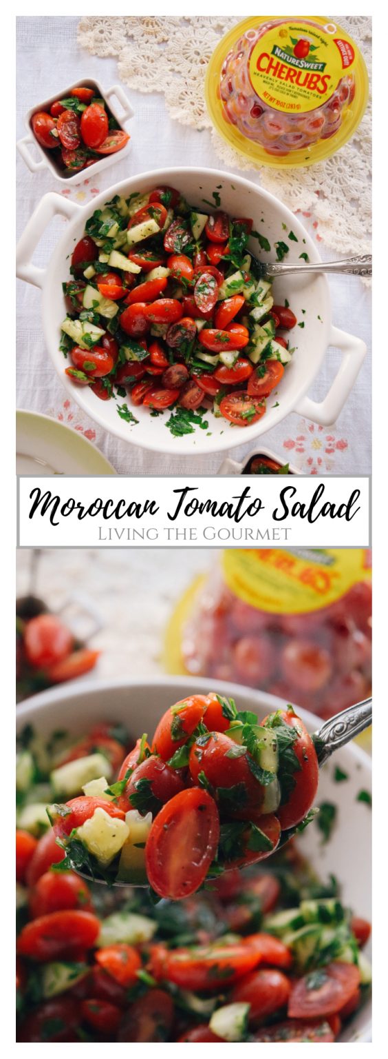 Moroccan Tomato Salad - Living The Gourmet