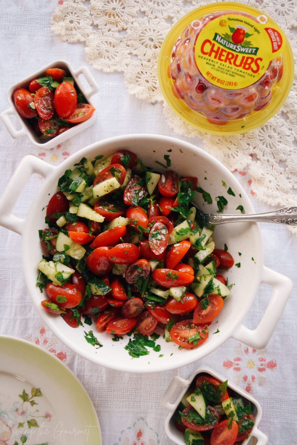 Moroccan Tomato Salad - Living The Gourmet