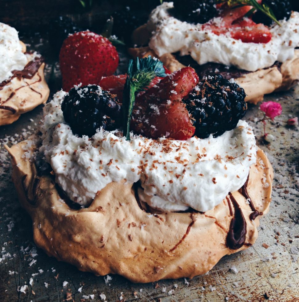 Nutella Pavlova - Living The Gourmet