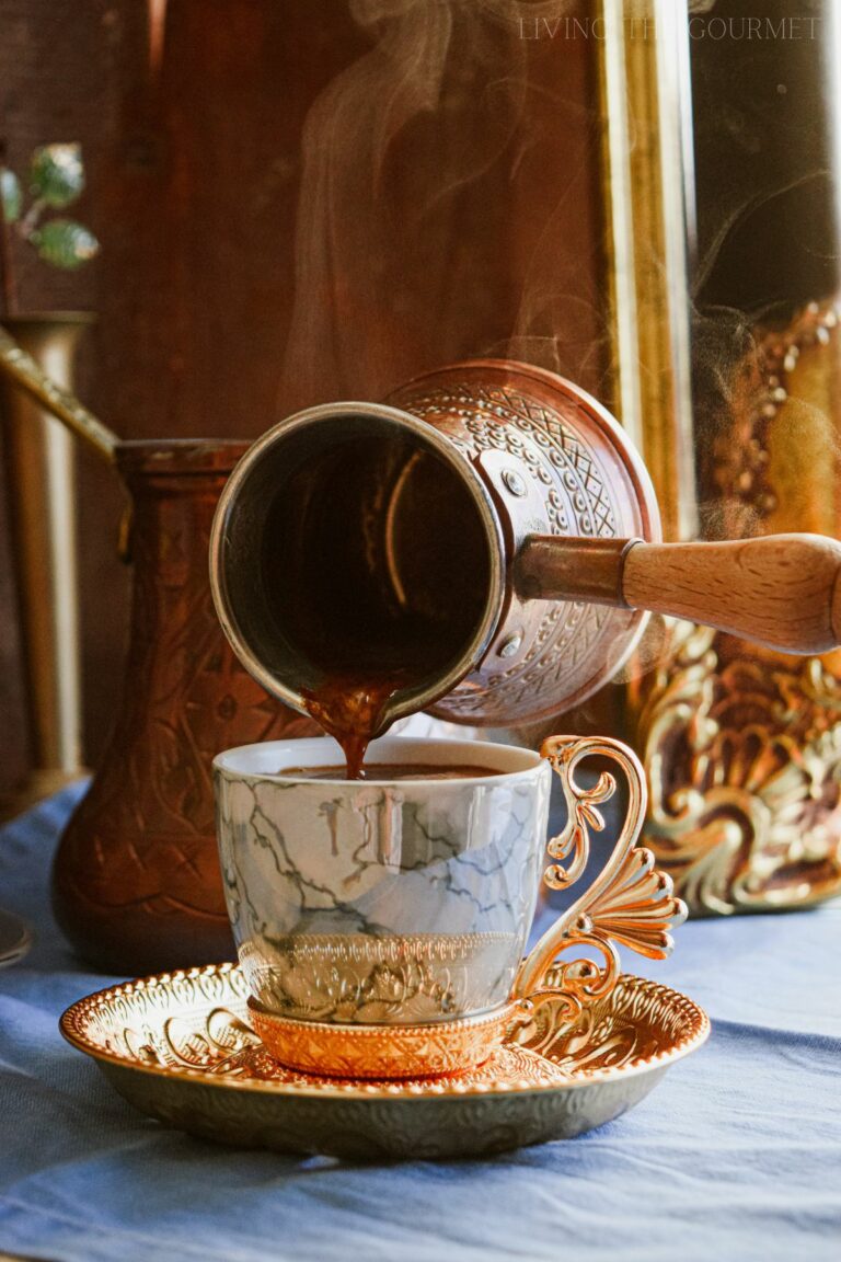 How to Make Turkish Coffee - Traditional Recipe - Living The Gourmet