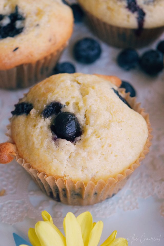 Simple_Blueberry_Muffins_5 - Living The Gourmet