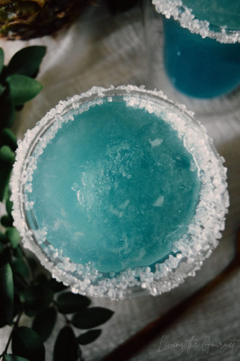Blue Monday Curacao Mocktail - Living The Gourmet