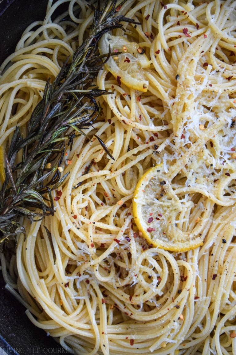 Rosemary Butter Pasta - Living The Gourmet