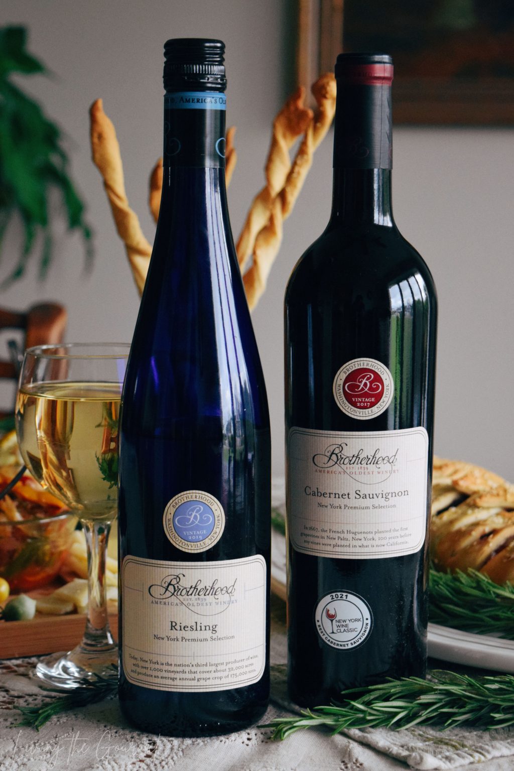 Roasted Pepper Stromboli and Brotherhood Wines - Living The Gourmet