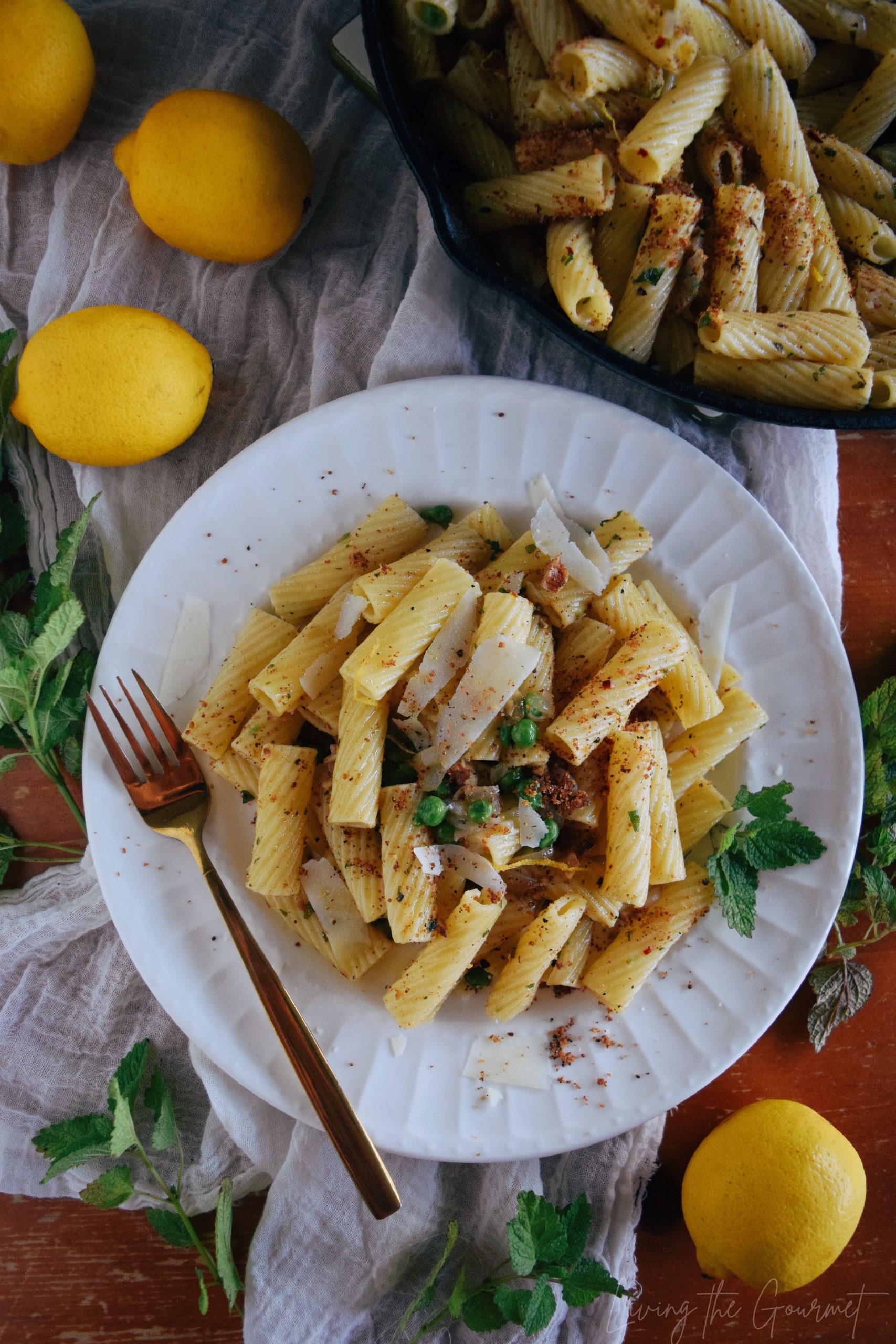 Brown Butter And Herb Pasta Living The Gourmet