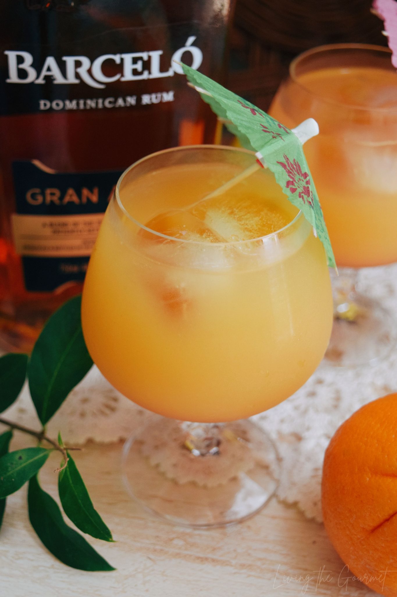 Rum Swizzle featuring Barceló Gran Añejo - Living The Gourmet