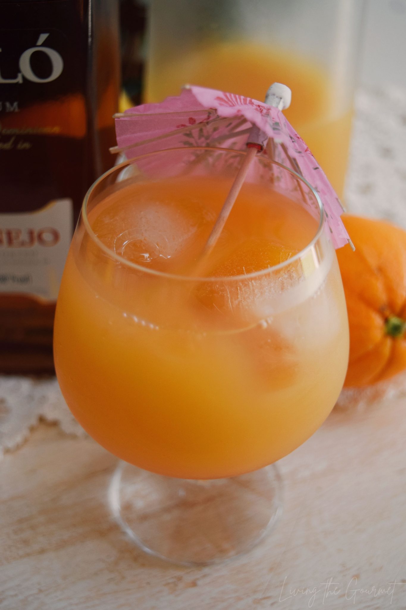 Rum Swizzle featuring Barceló Gran Añejo - Living The Gourmet