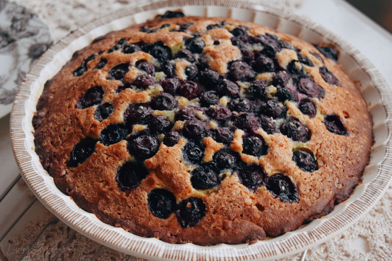 Simple Blueberry Cake - Living The Gourmet