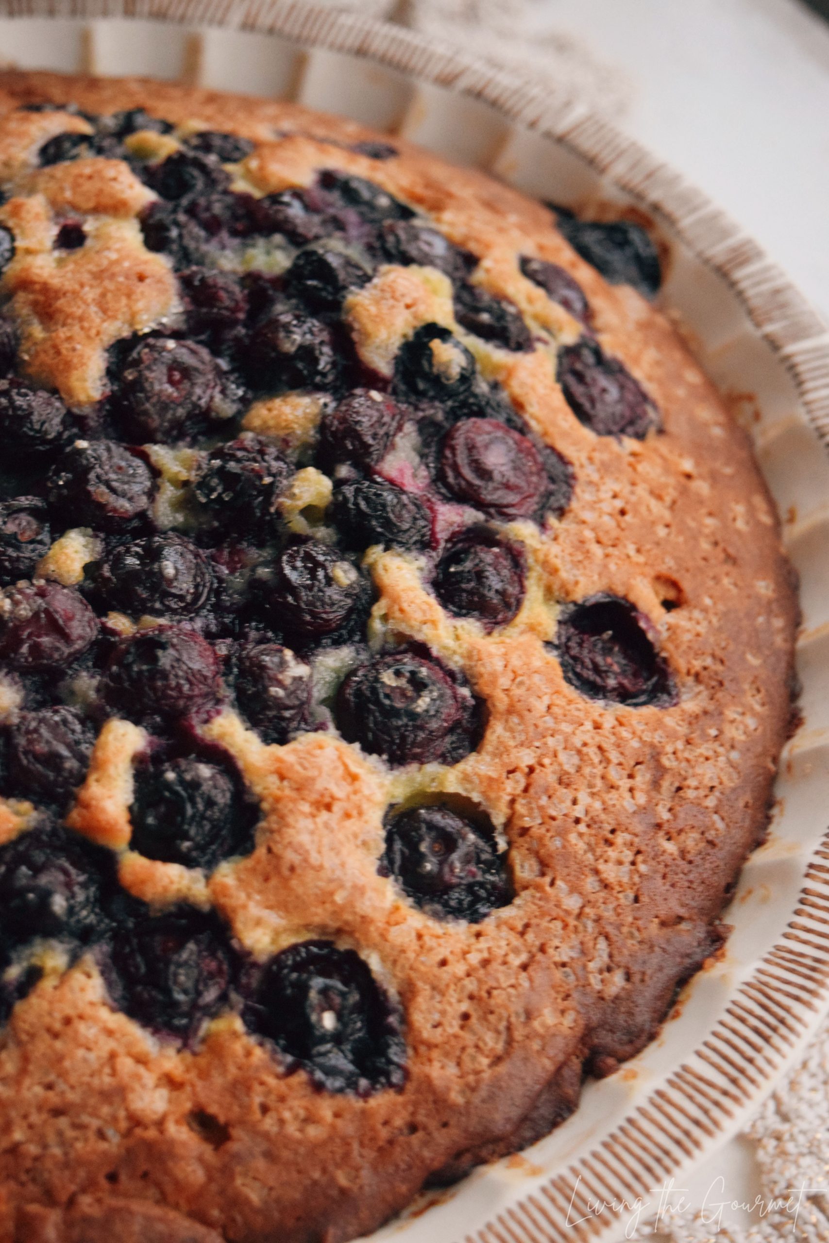 Simple Blueberry Cake - Living The Gourmet