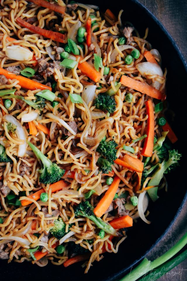 Soba Noodle Stir Fry - Living The Gourmet