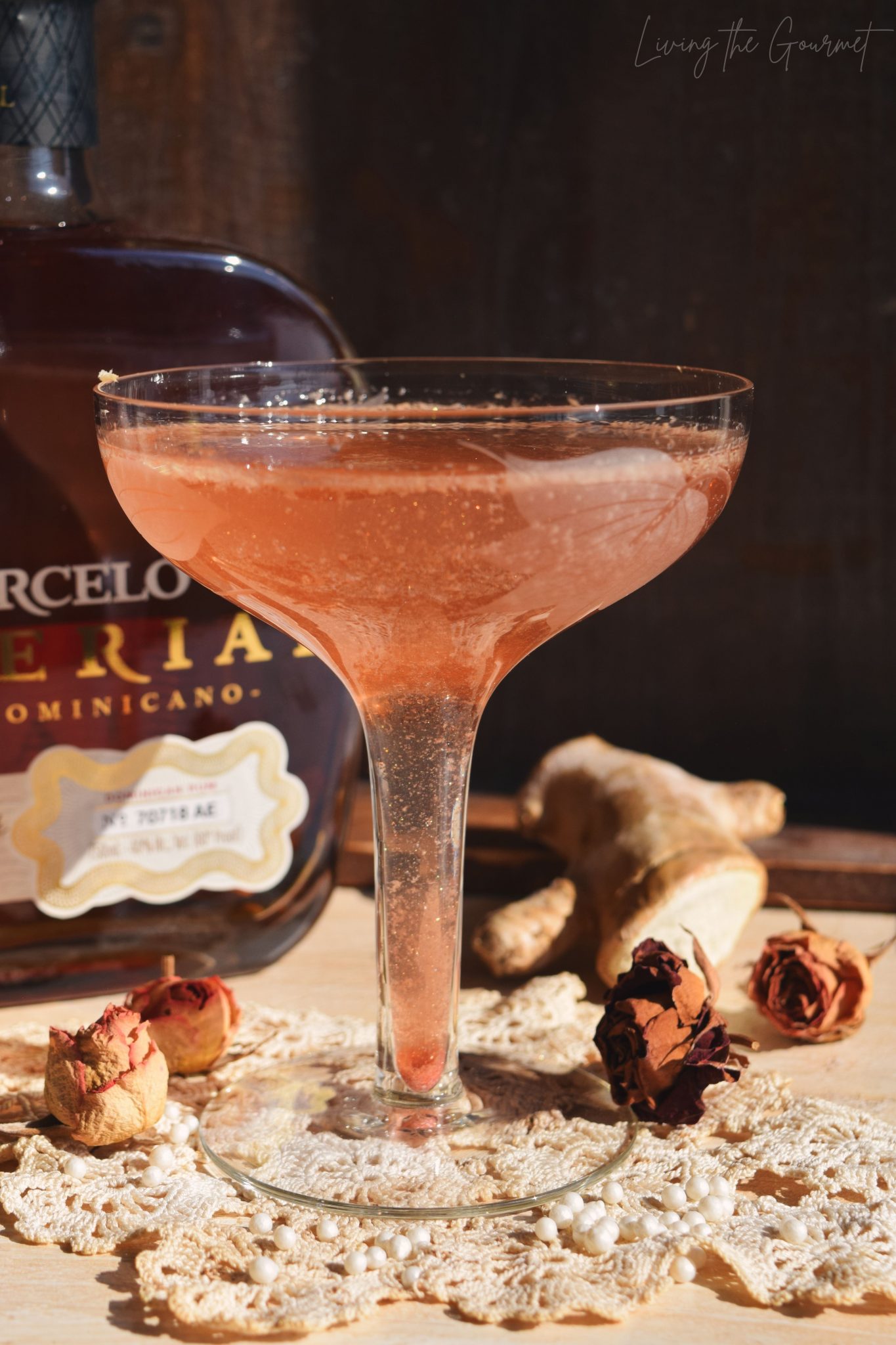 Ginger Rum Cocktail - Living The Gourmet