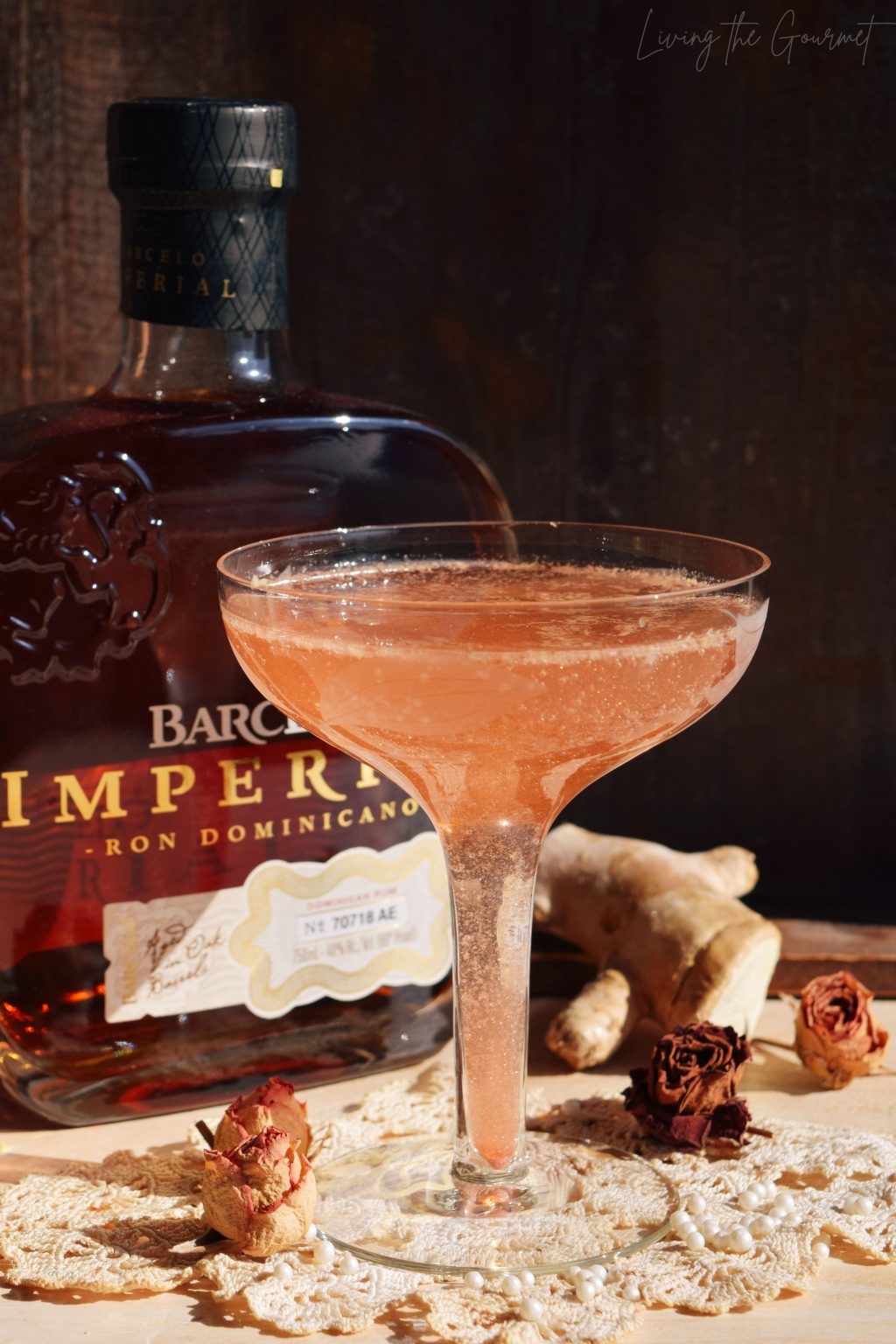 Ginger Rum Cocktail - Living The Gourmet