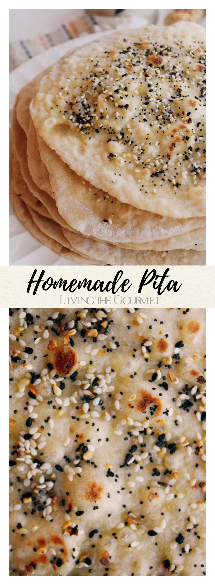 Fresh Pita Bread - Living The Gourmet