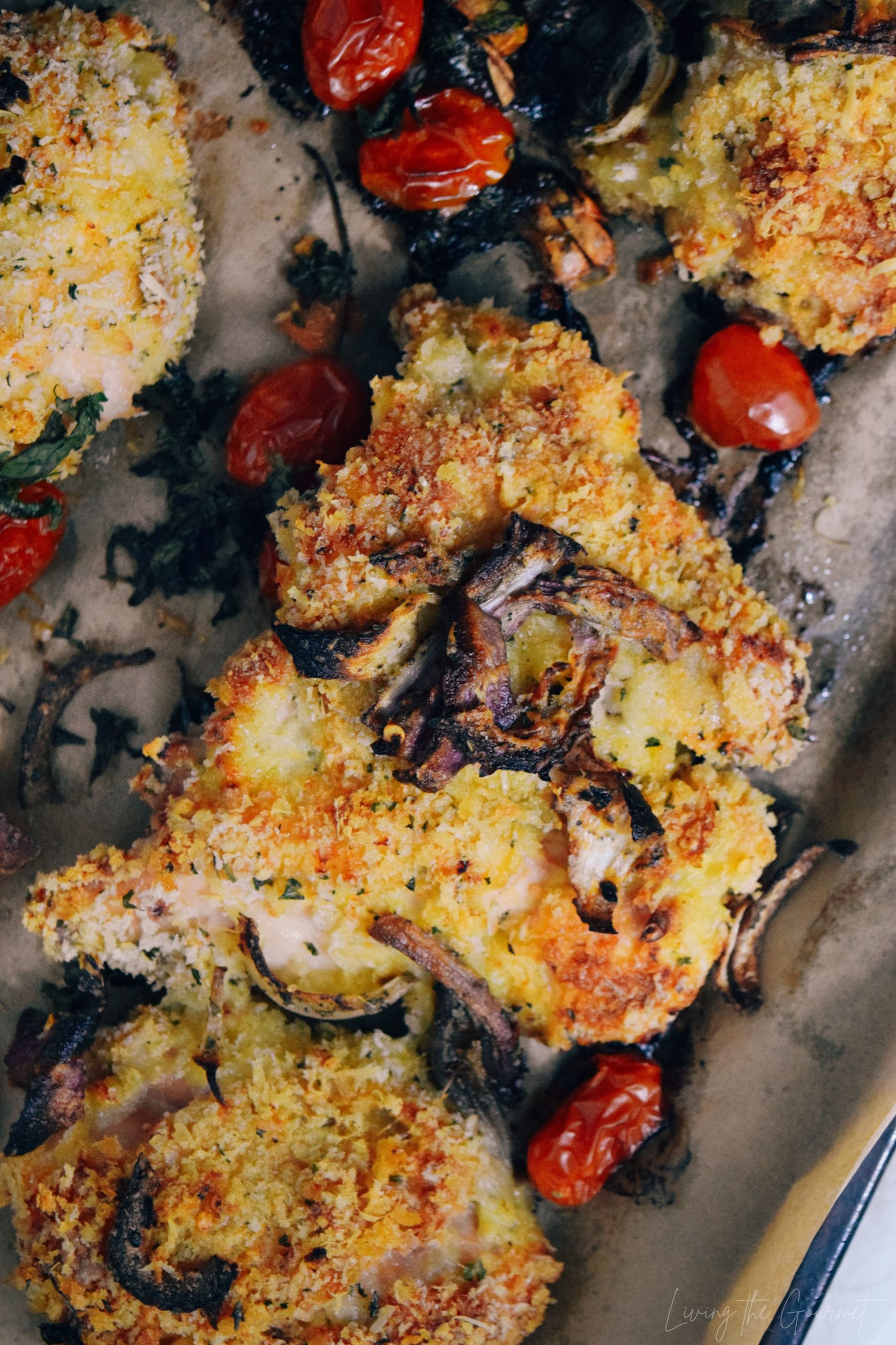 Oven Fried Panko Chicken - Living The Gourmet