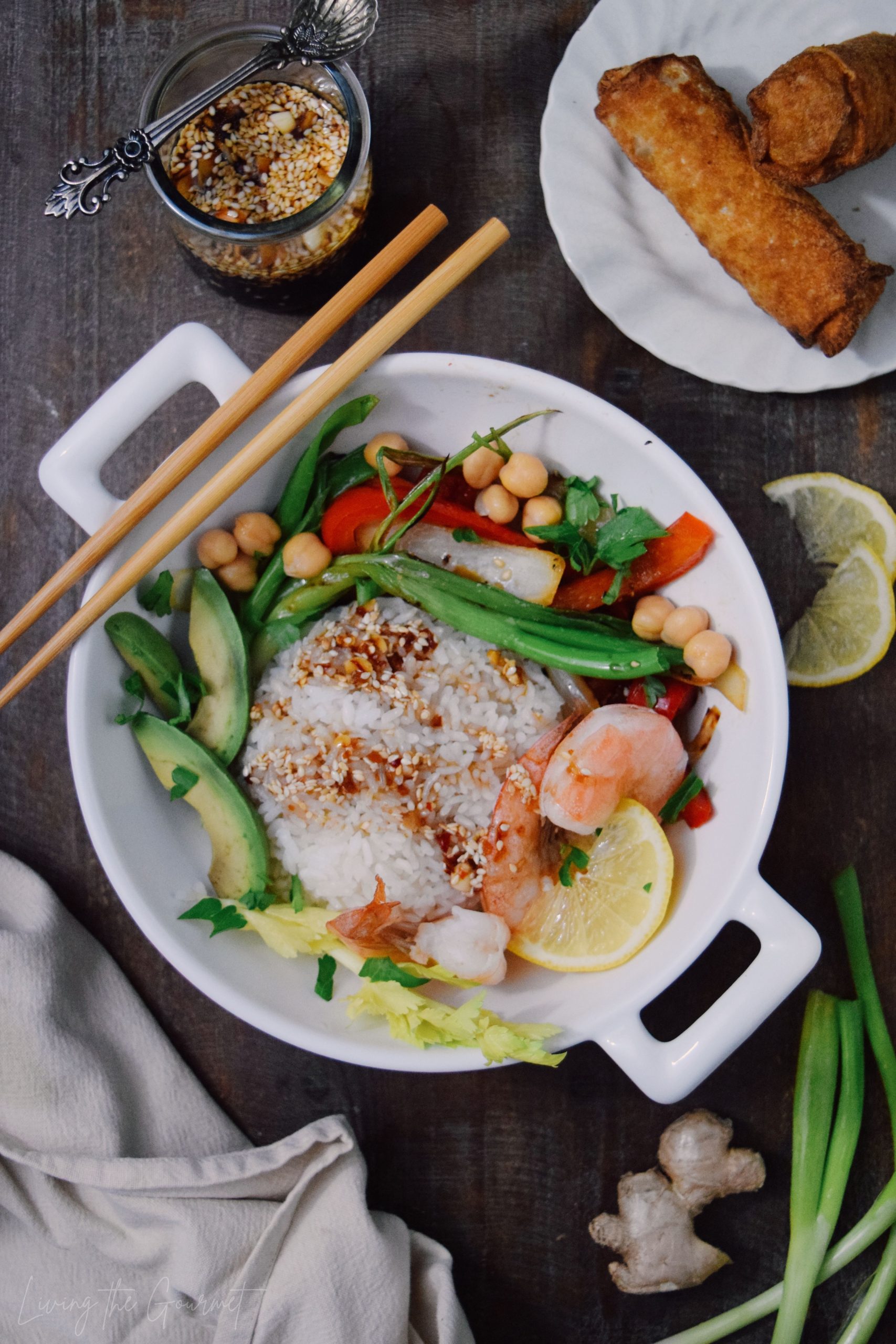 Shrimp & Rice Bowls - Living The Gourmet