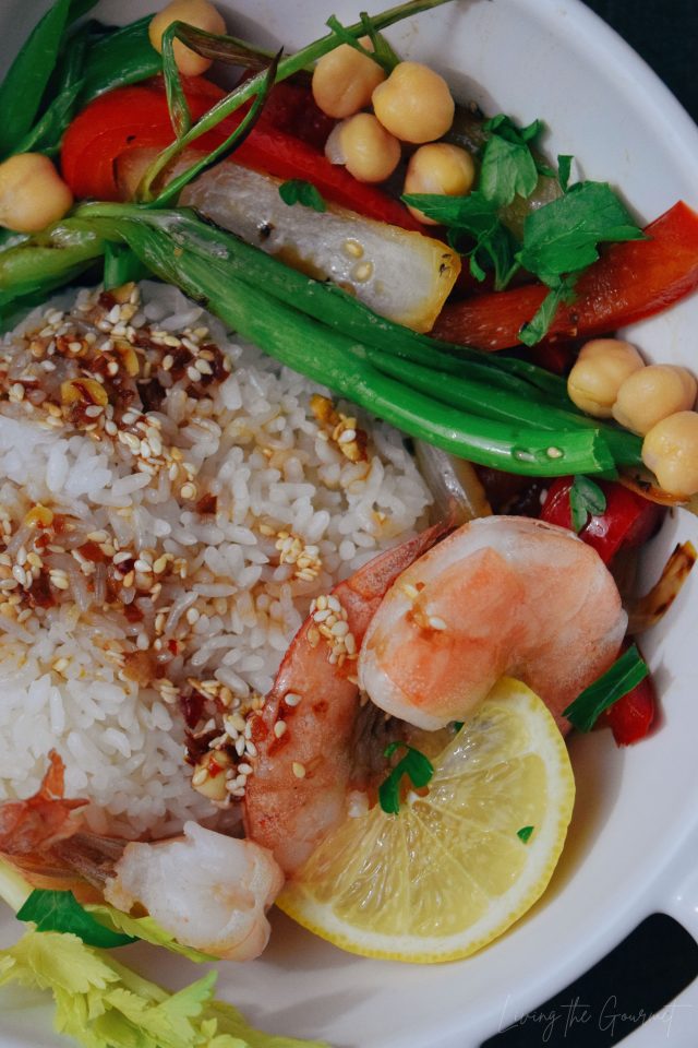 Shrimp & Rice Bowls - Living The Gourmet