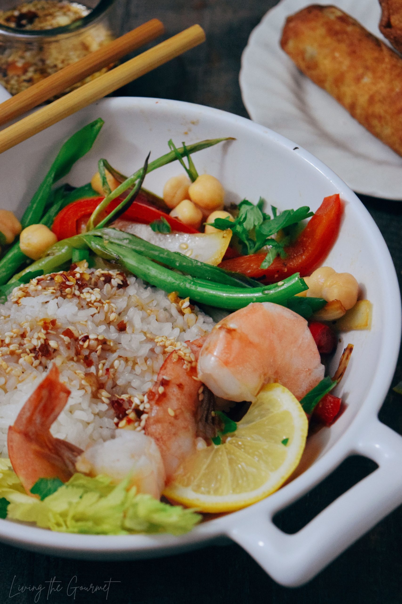 Shrimp & Rice Bowls - Living The Gourmet