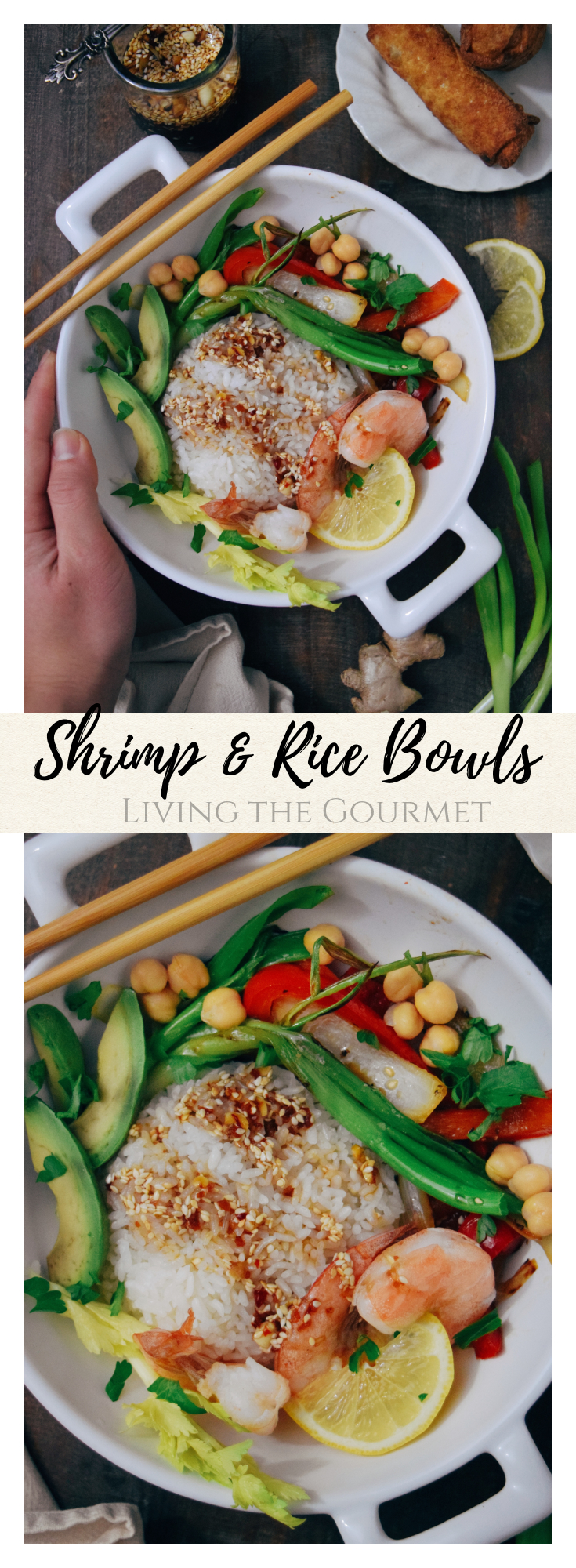 Shrimp & Rice Bowls - Living The Gourmet