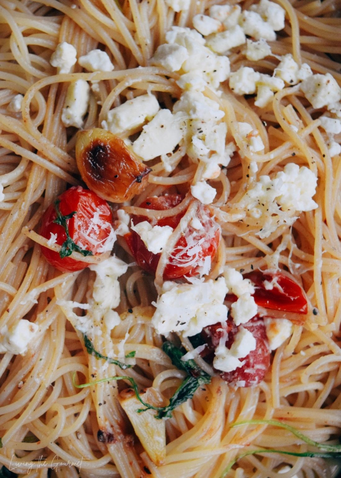 Anchovy & Arugula Pasta - Living The Gourmet