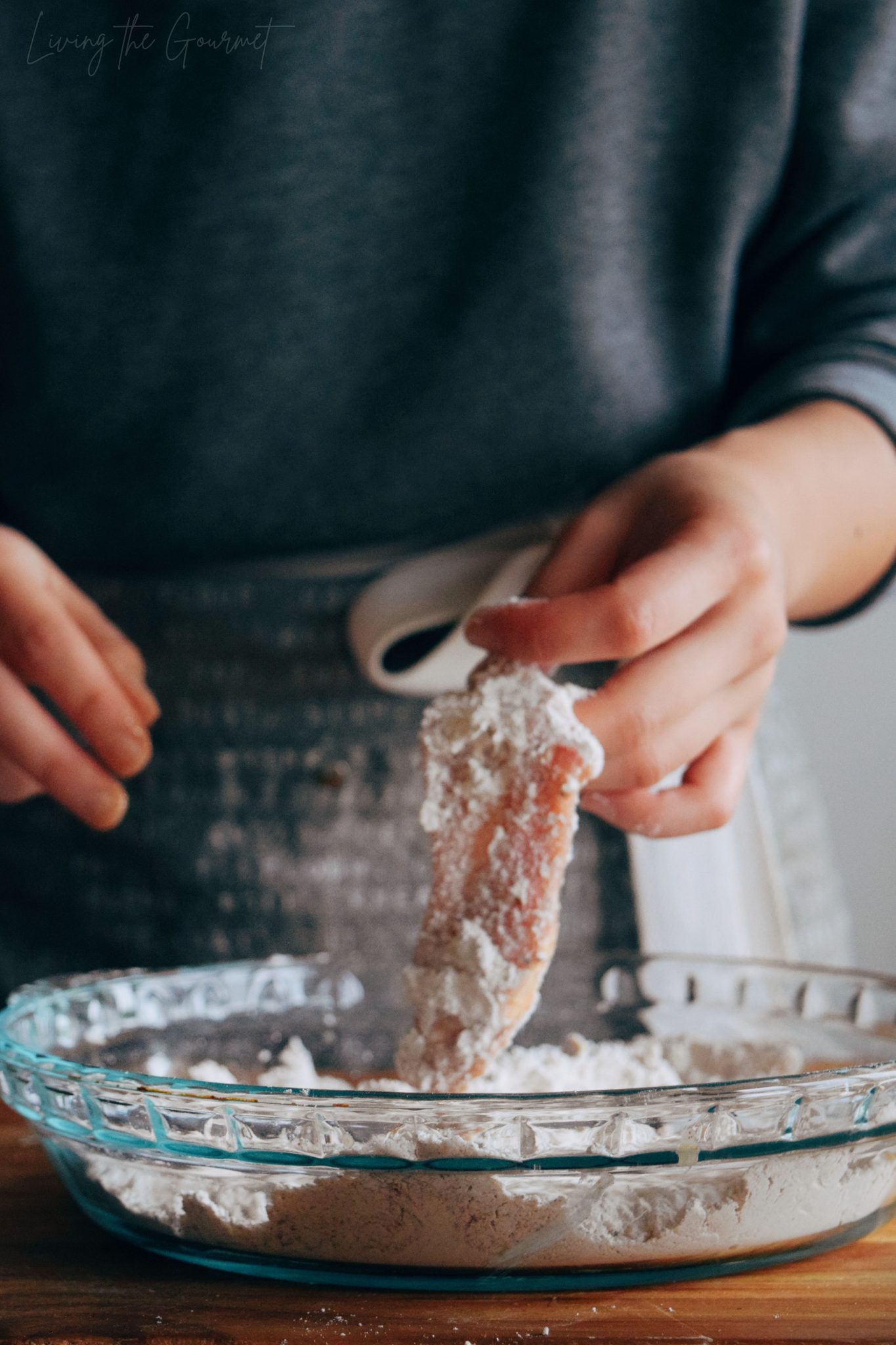 Chicken Fried Pork Rib Biscuits - Living The Gourmet