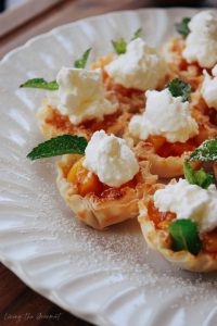 Peach Tartlets - Living The Gourmet
