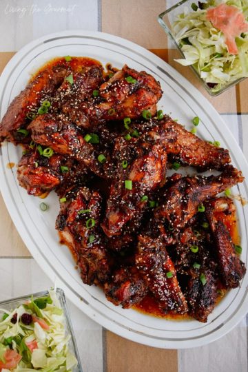 Asian Style Steak House Turkey Wings - Living The Gourmet