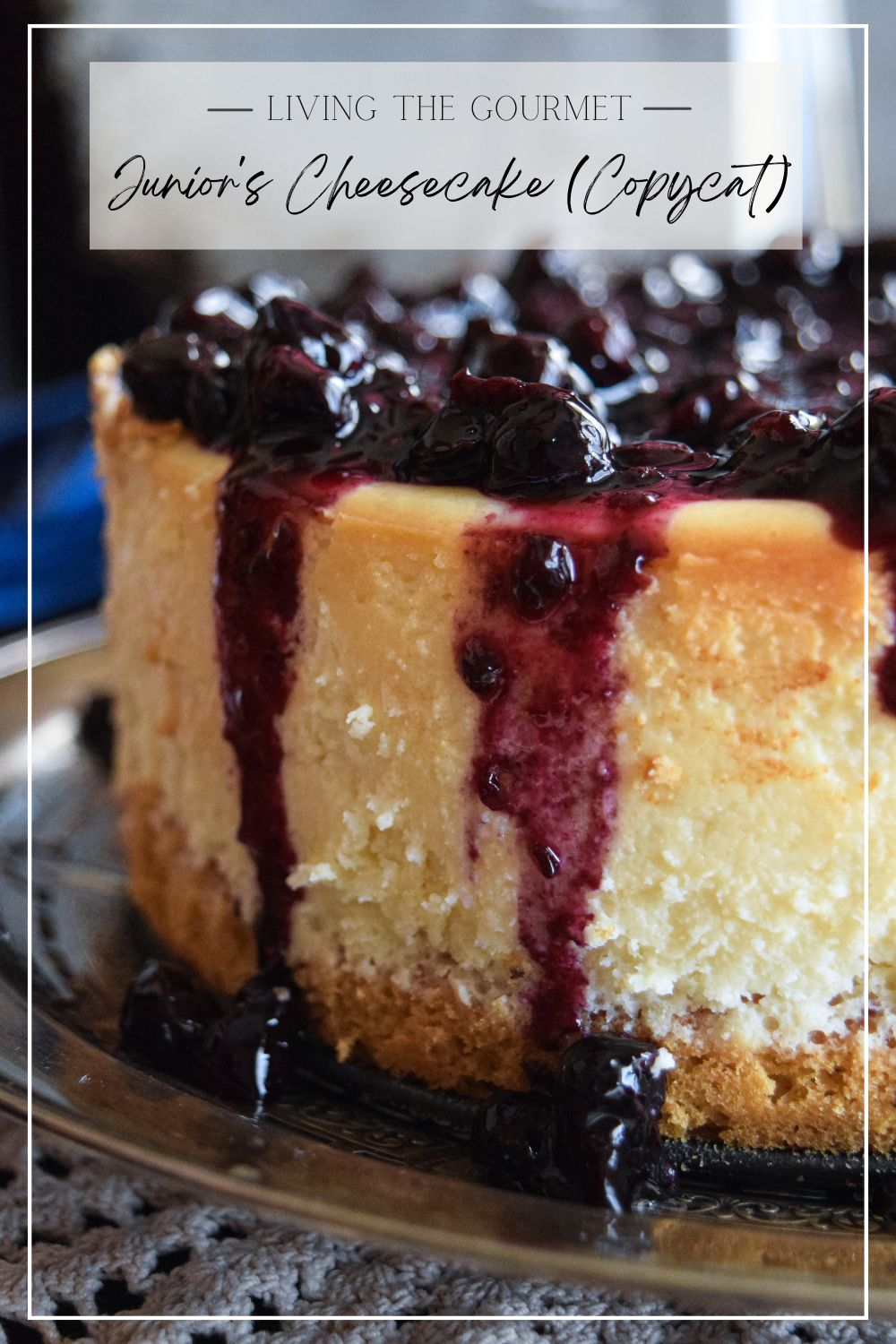 Copycat Junior's Cheesecake Recipe - Living The Gourmet
