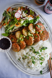 Wanja-jeon (Pan-fried beef and tofu patties) - Living The Gourmet