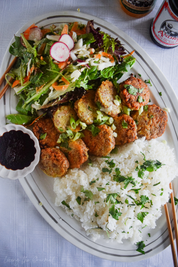 Wanja-jeon (Pan-fried beef and tofu patties) - Living The Gourmet