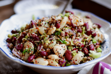Quinoa Bean Salad - Living The Gourmet