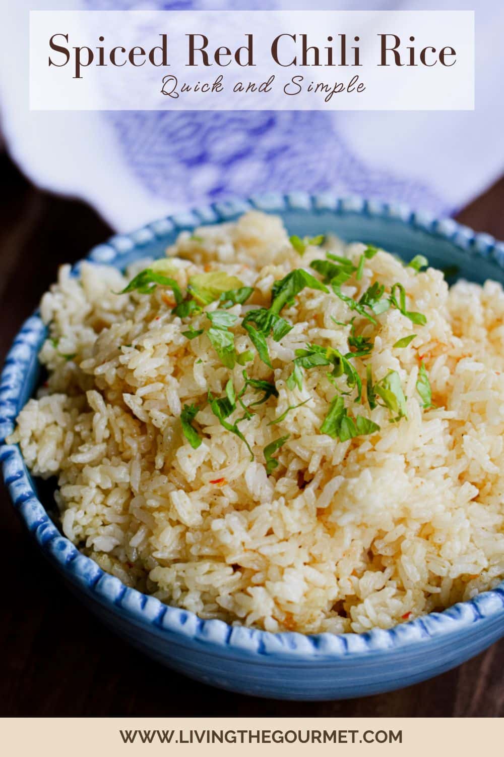 Spiced Red Chili Rice - Living The Gourmet