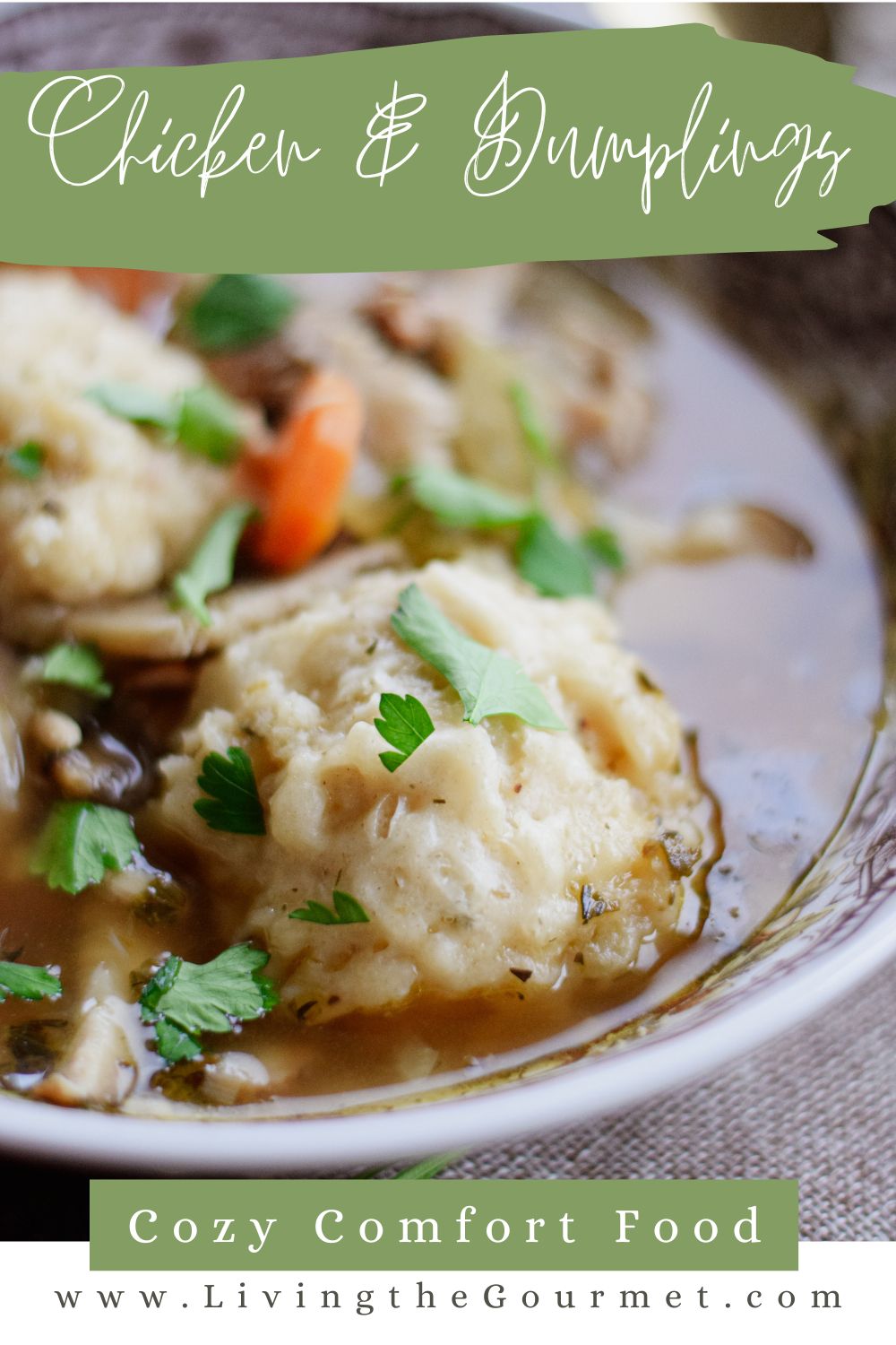 Chicken and Dumplings - Living The Gourmet