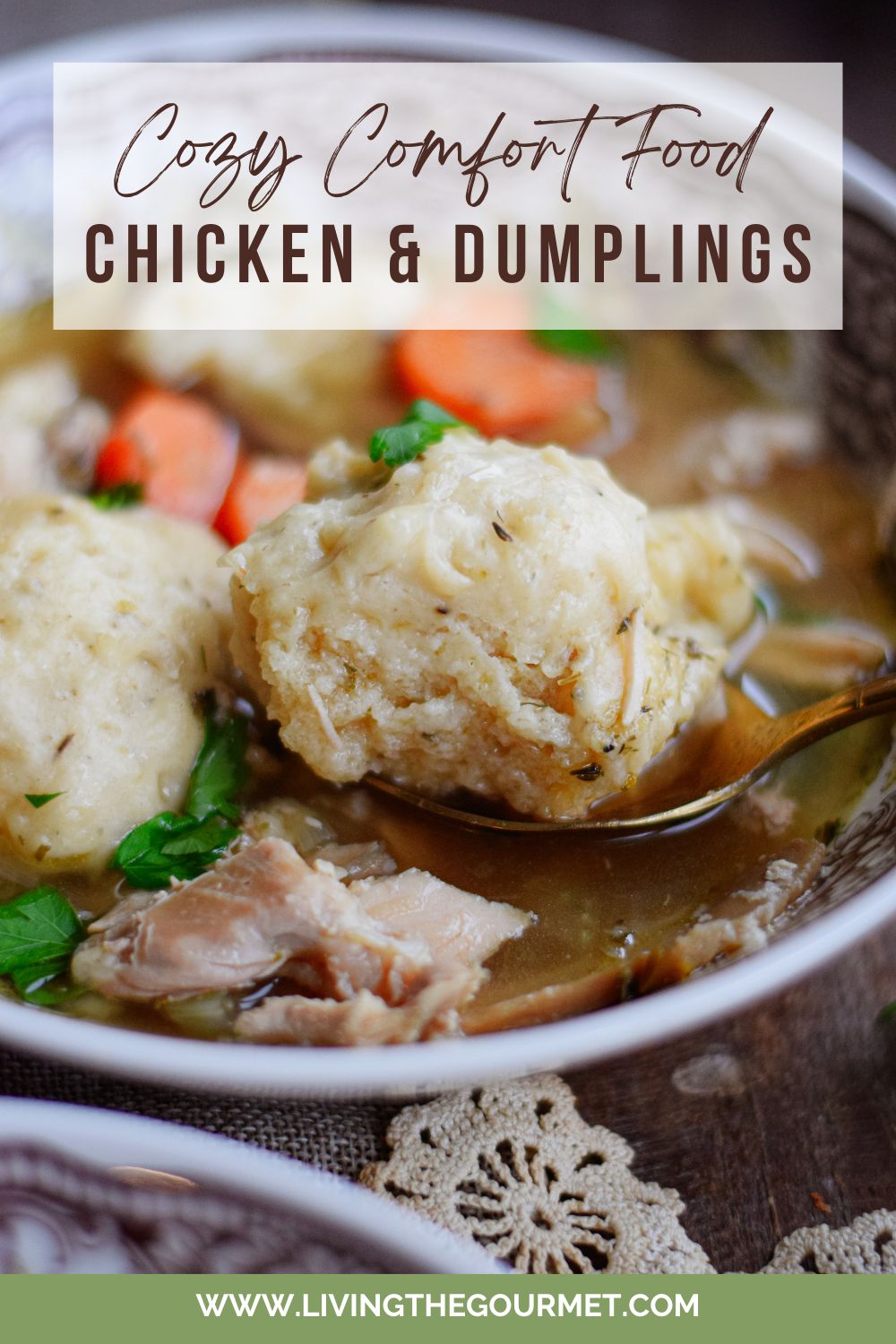 Chicken and Dumplings - Living The Gourmet