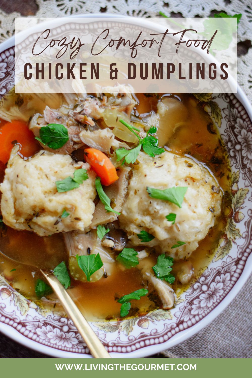 Chicken and Dumplings - Living The Gourmet