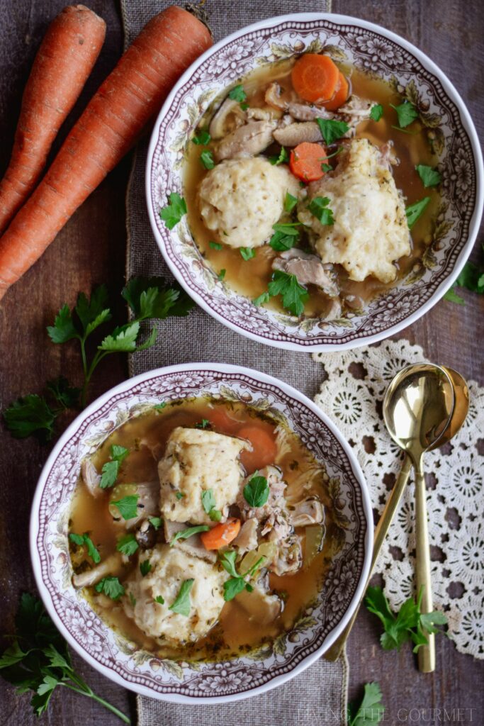 Chicken and Dumplings - Living The Gourmet
