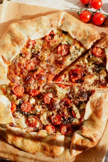 Pizza Galette - Living The Gourmet