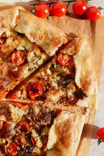 Pizza Galette - Living The Gourmet