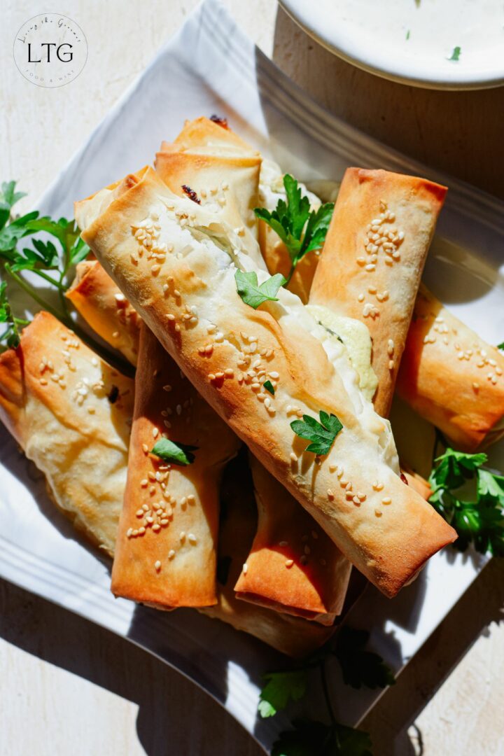 Spinach and Feta Rolls - Living The Gourmet