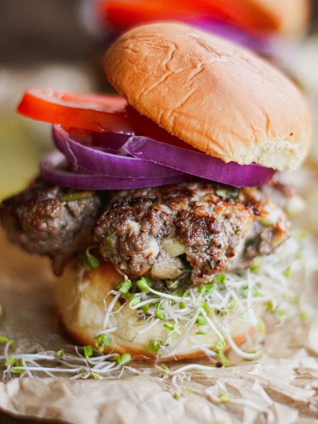 Steakhouse Burgers - Living The Gourmet