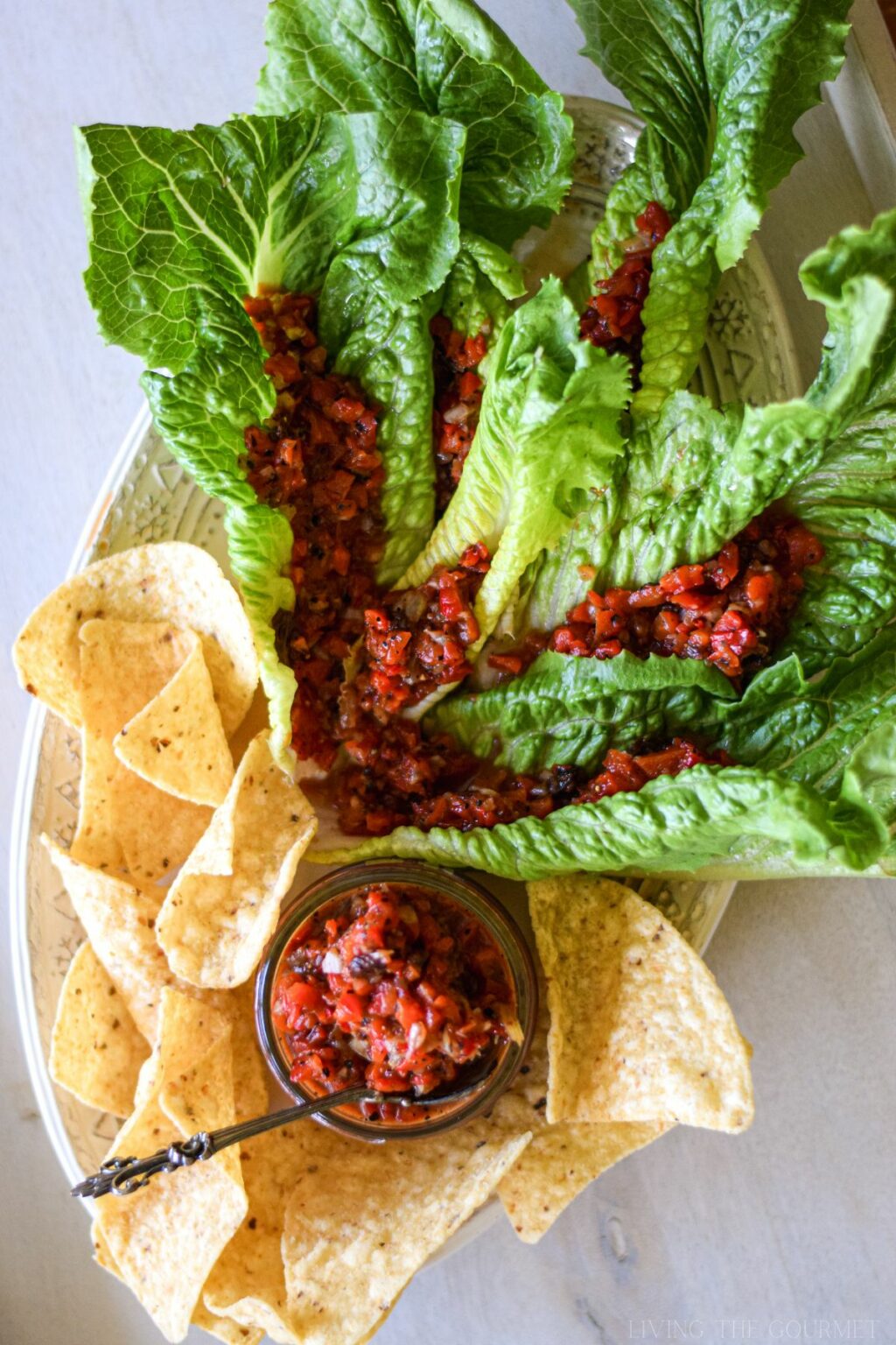 Roasted Red Pepper Dip (Easy Homemade Recipe) - Living The Gourmet