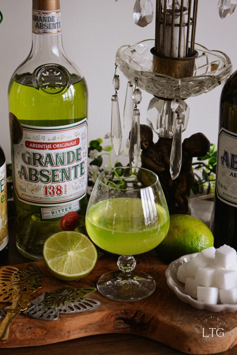 Absinthe Lime Cocktail - Living The Gourmet